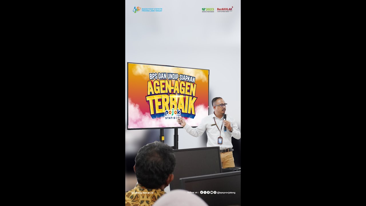 BPS dan UNDIP Siapkan Agen Terbaik di Pojok Statistik - YouTube