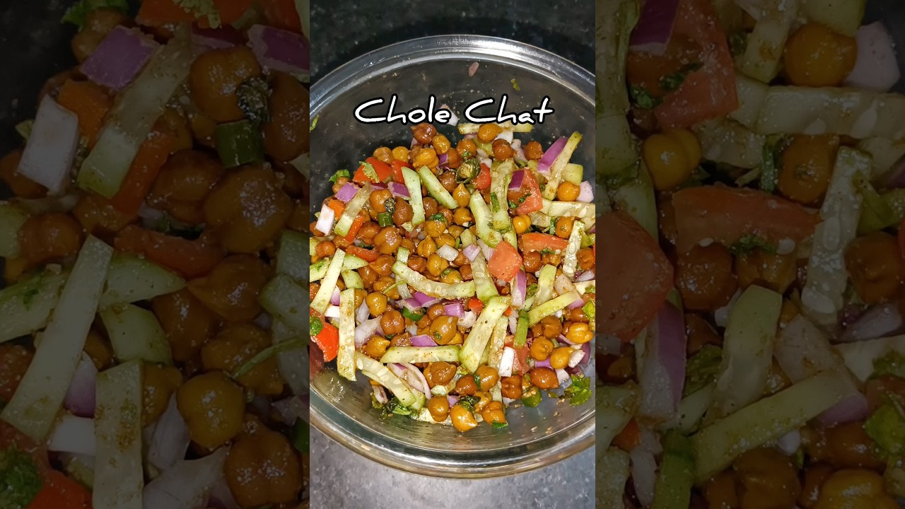 Chole Chat for evening snacks 😍 #die4food #cholechaatrecipe #ytshorts ...