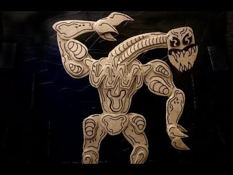 How To Make A Cardboard Monster - Project 23 - YouTube