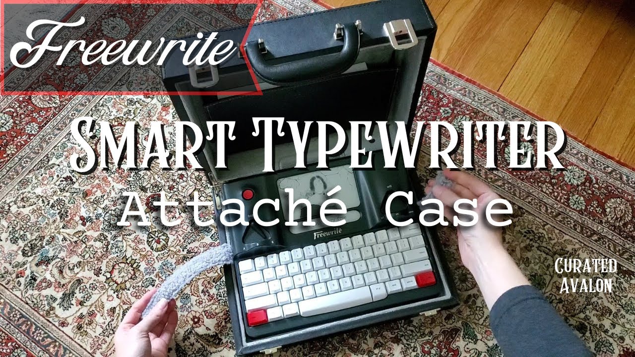 Freewrite Smart Typewriter: Attaché Case - YouTube