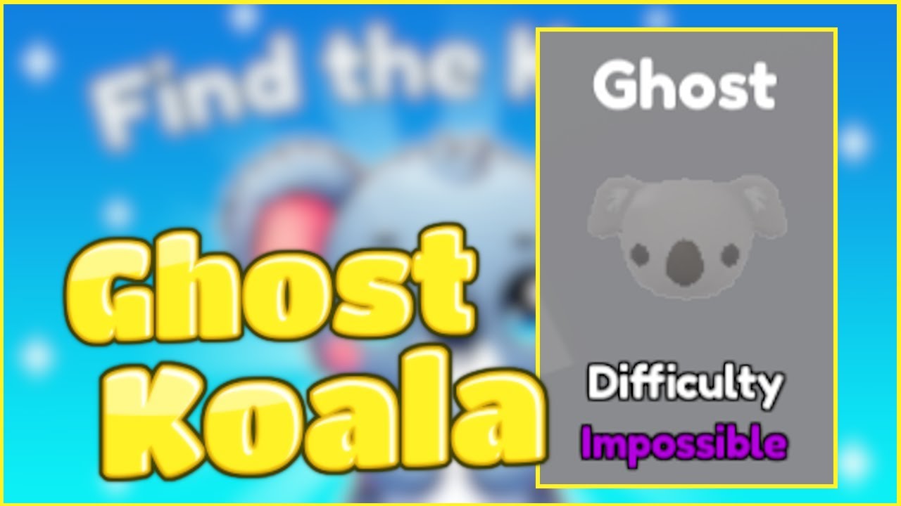 How to find the Ghost Koala - Roblox - Find the Koalas! - YouTube