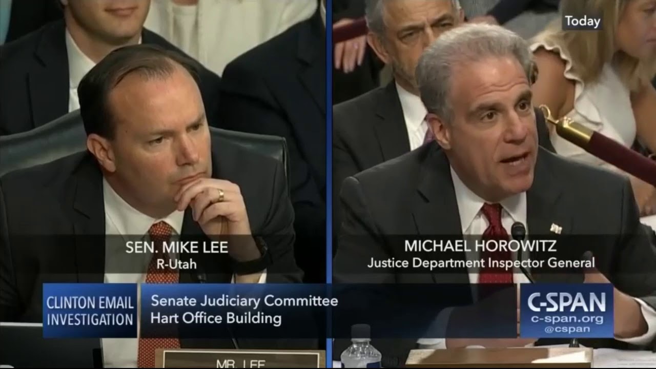 IG Horowitz describes difficulties finding smoking gun Strzok-Page ...