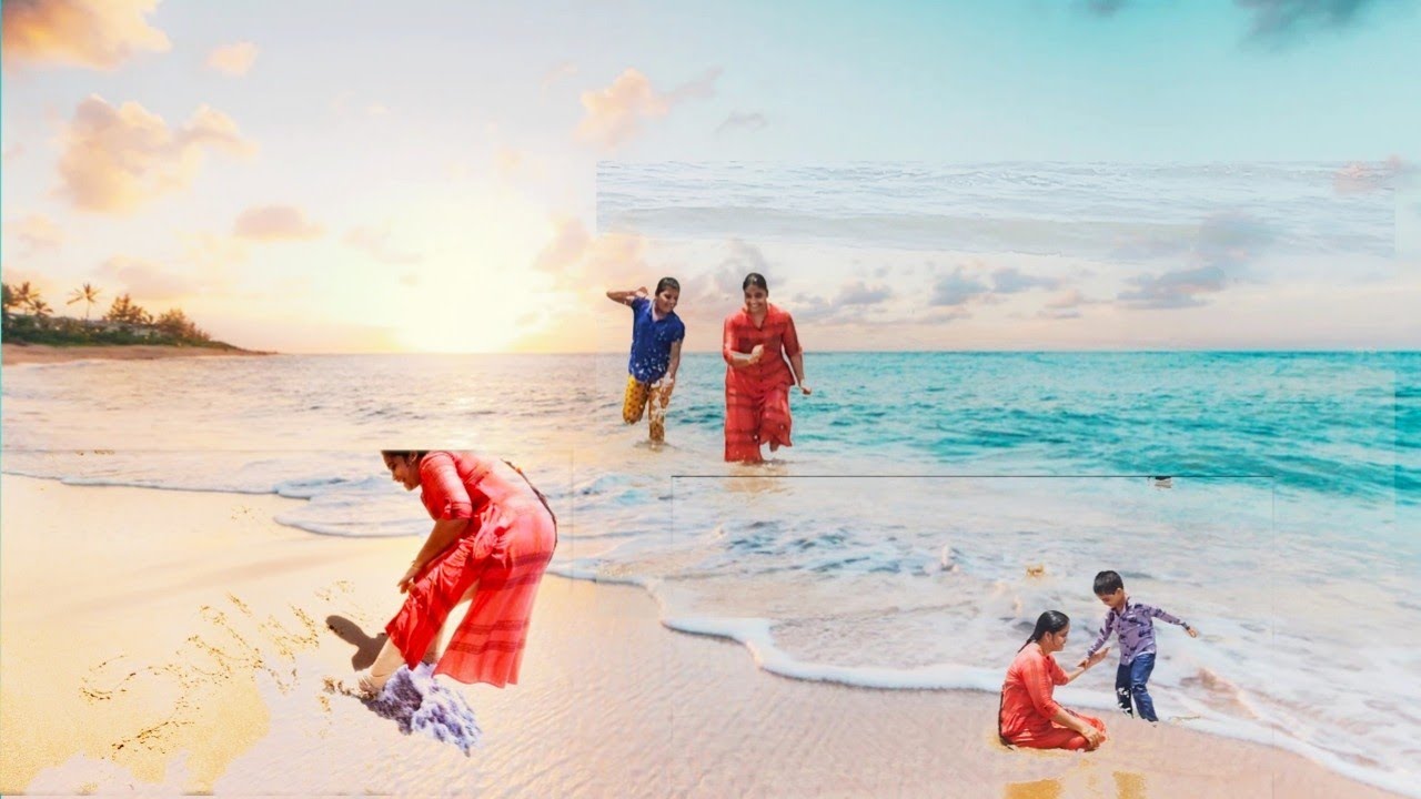 koduru Beach vlog👉బీచ్ అలలు... ఆహ్లాదకరమైన వాతావరణం అందరు తప్పకుండా ...