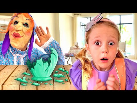 Nastya und eine Geschichte über ein böses Kindermädchen