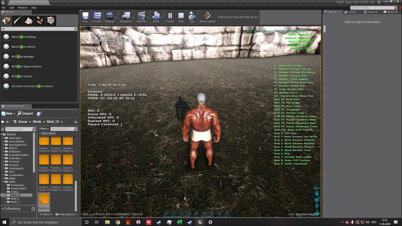 Ark Dev Kit Tutorial #13 - Biome Volumes - Temperatur, Wind und Gebiet - YouTube