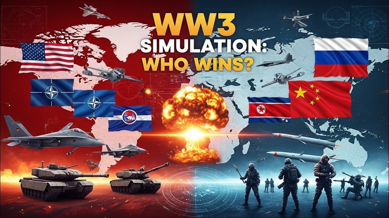 World War 3 Simulation – Who Would Win in a Modern Global War? - YouTube