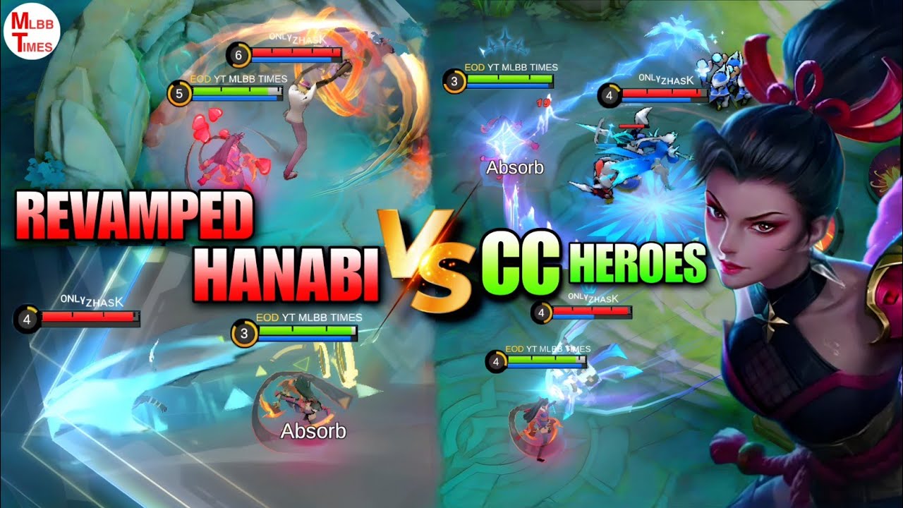 Revamped Hanabi vs CC Heroes Mobile Legends || hanabi mlbb - YouTube