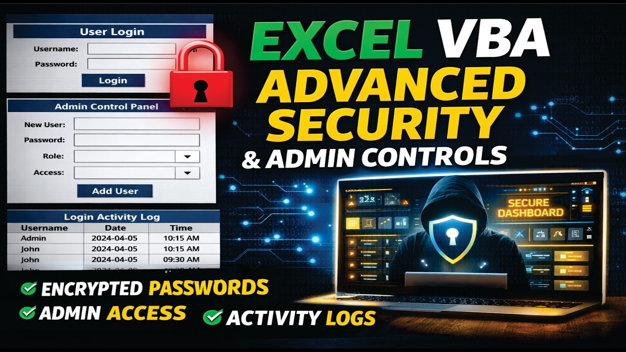 Excel VBA Advanced Security & Admin Controls - YouTube