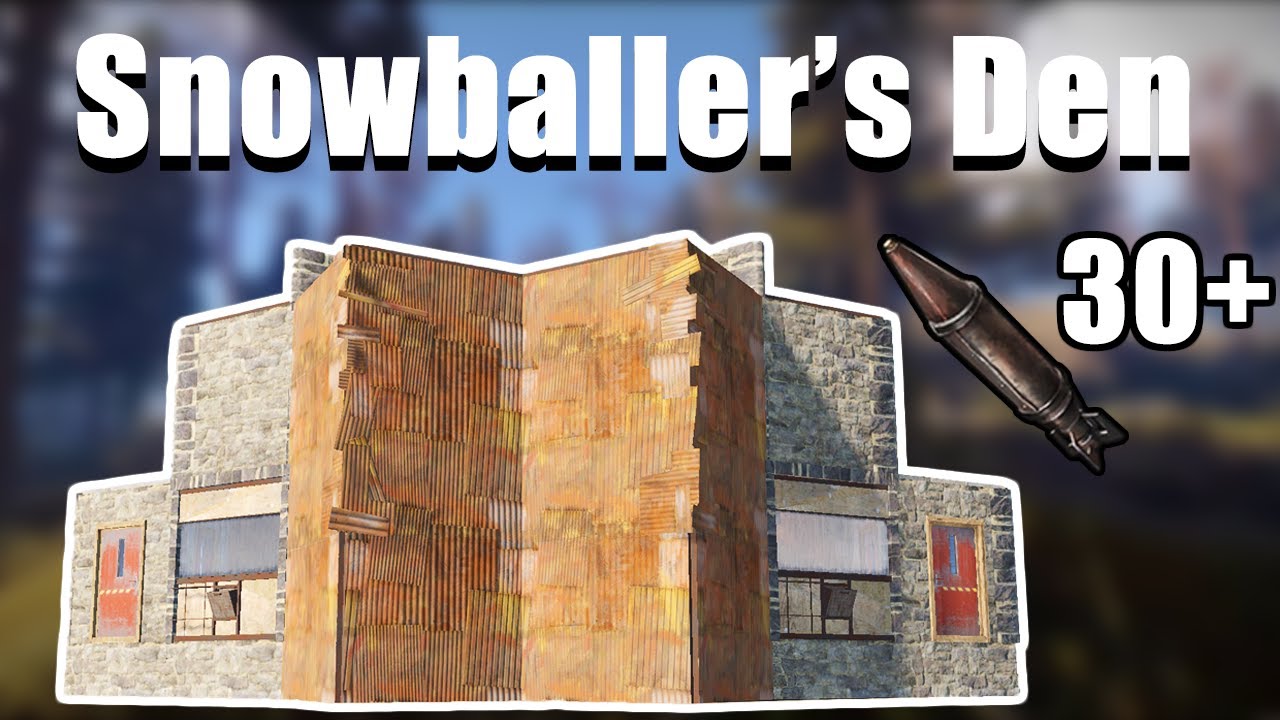 The Snowballer's Den - Best Rust Trio Bunker Base Design - YouTube