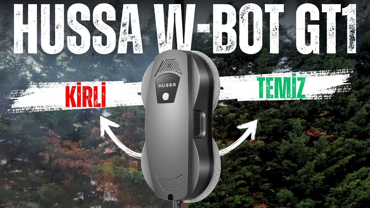 HUSSA W-Bot GT 1 İnceleme | Her eve lazım olan cam silme robotu! - YouTube
