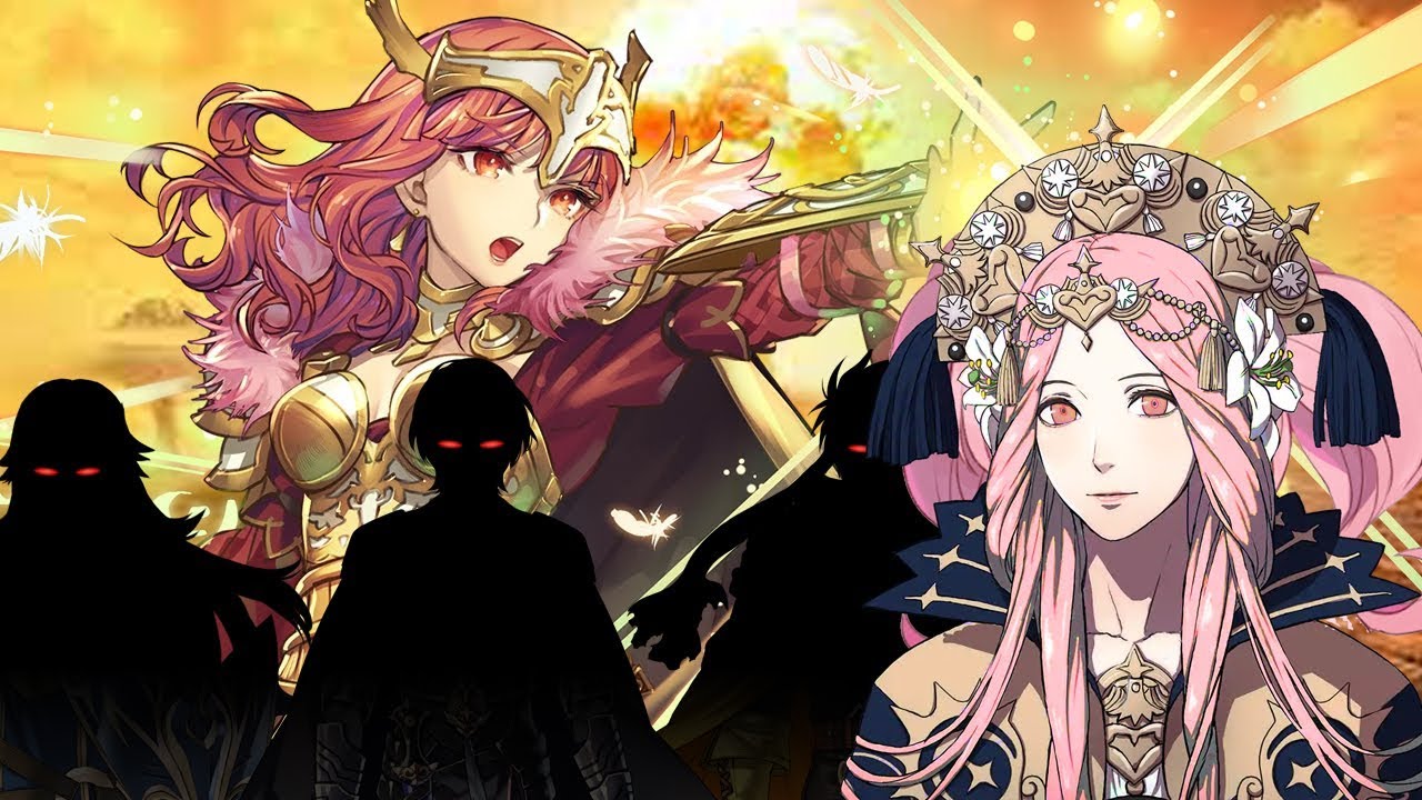 Mae (Rhea Black) + GOD BYLETH vs Legendary Celica ABYSSAL - Fire Emblem ...