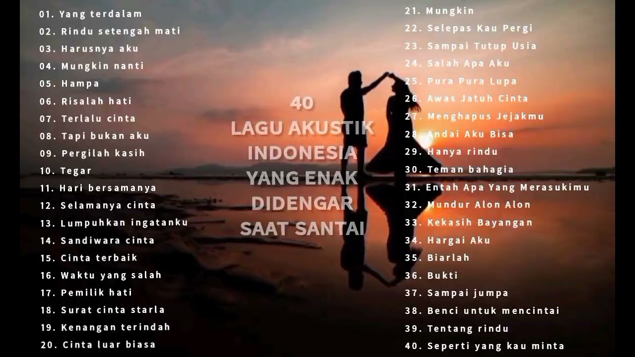 40 LAGU COVER INDONESIA - KUMPULAN LAGU COVER TERKEREN (NONSTOP TANPA ...