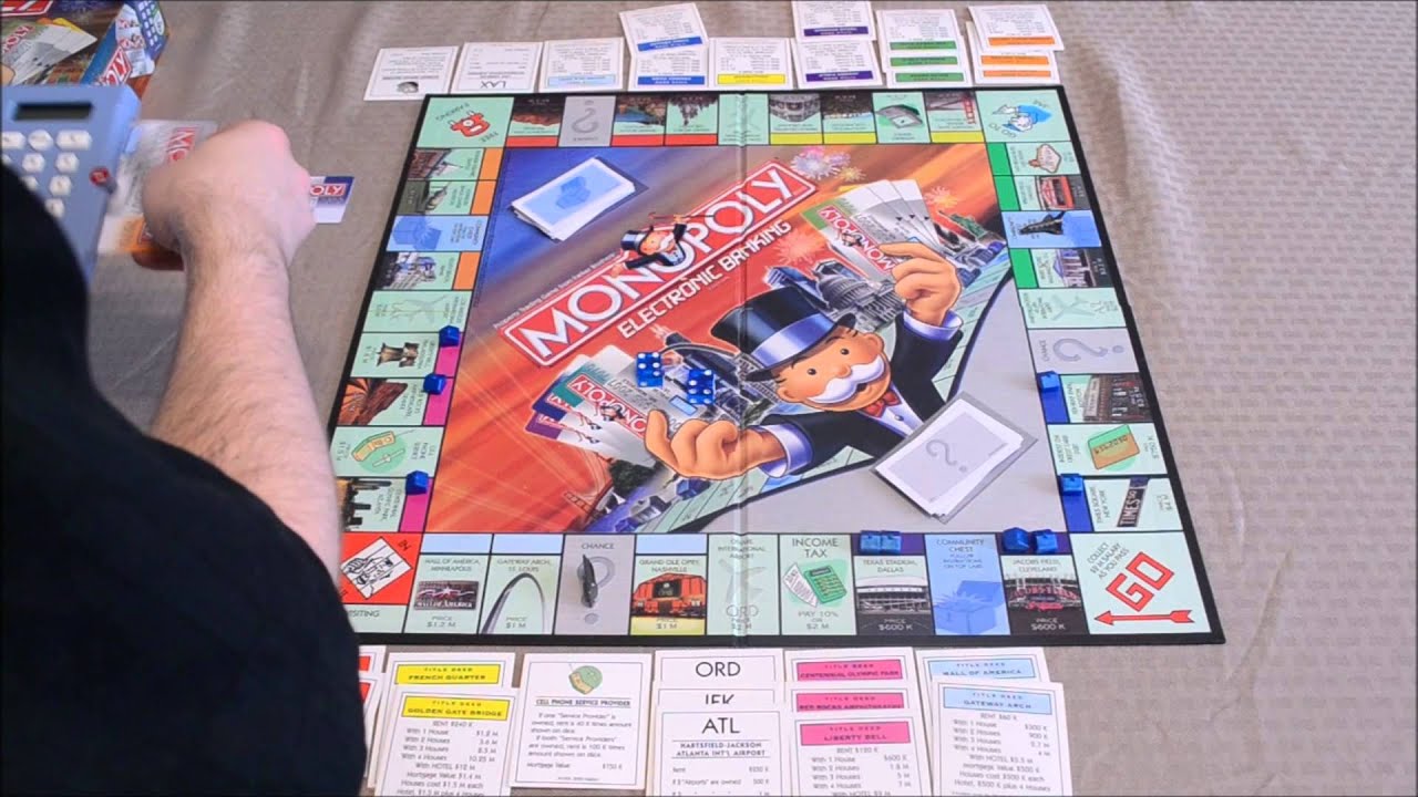 DGA Plays Board Games: Monopoly: Electronic Banking w/ Dad & Vinnie Jr ...