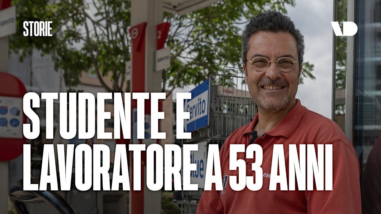 Diplomato a 53 anni: la storia di Filomeno, lavoratore e studente - YouTube