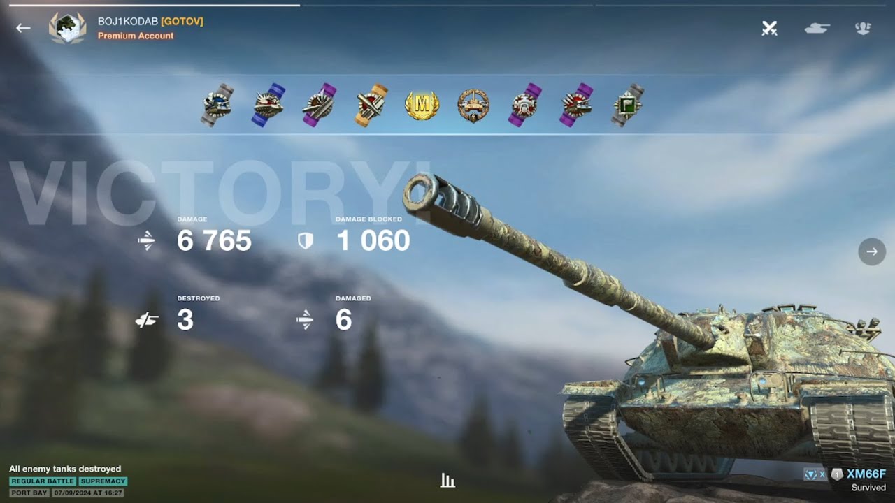 How to play XM66F. Master. Random. 6765 of damage. Gameplay. - YouTube