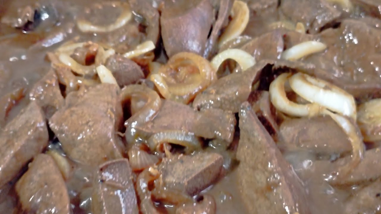 Pork Liver Steak Cooked with Soda - YouTube