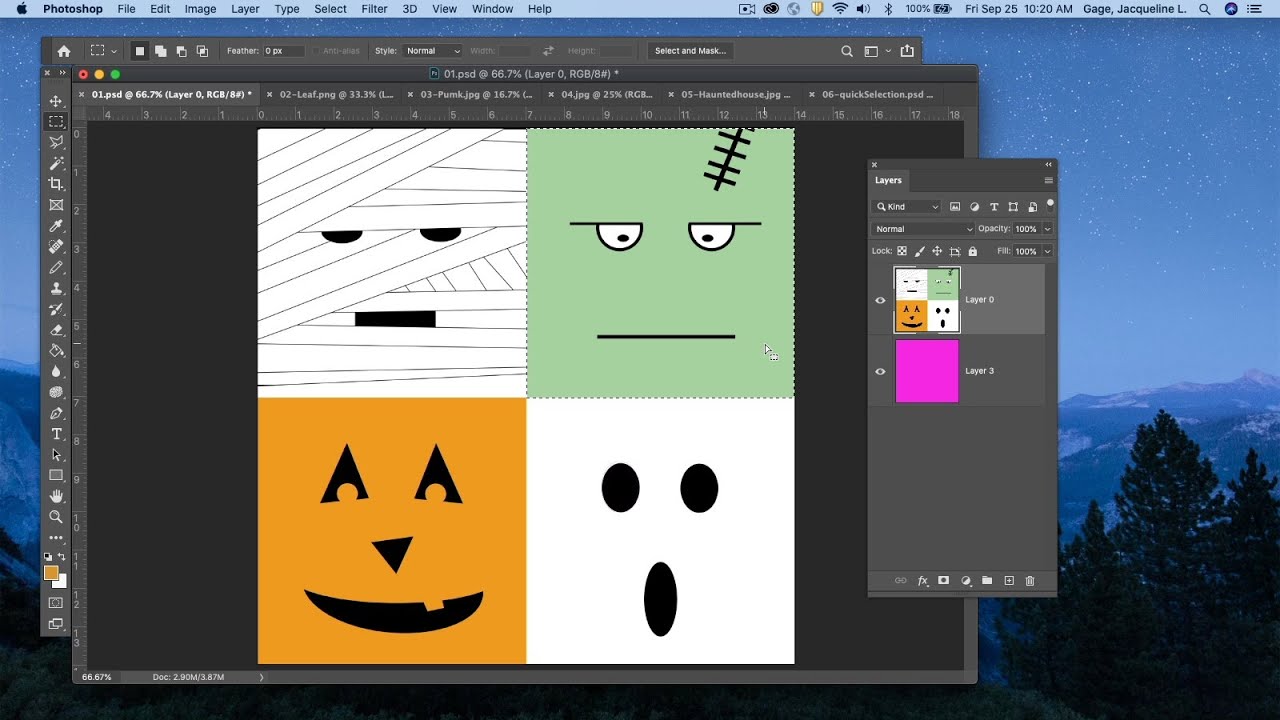 Photoshop CC 2020 -Selection Tool (Part-1) - YouTube