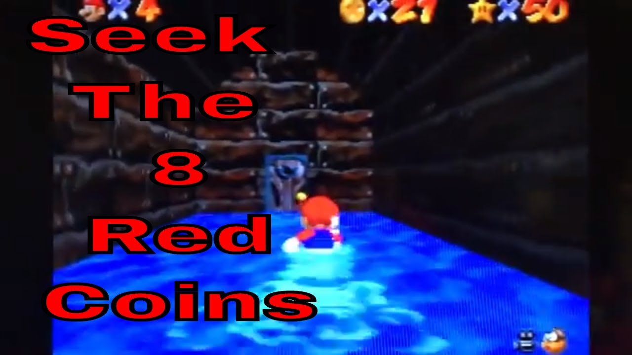 Seek the 8 Red Coins: Super Mario 64 - Part 24 - YouTube