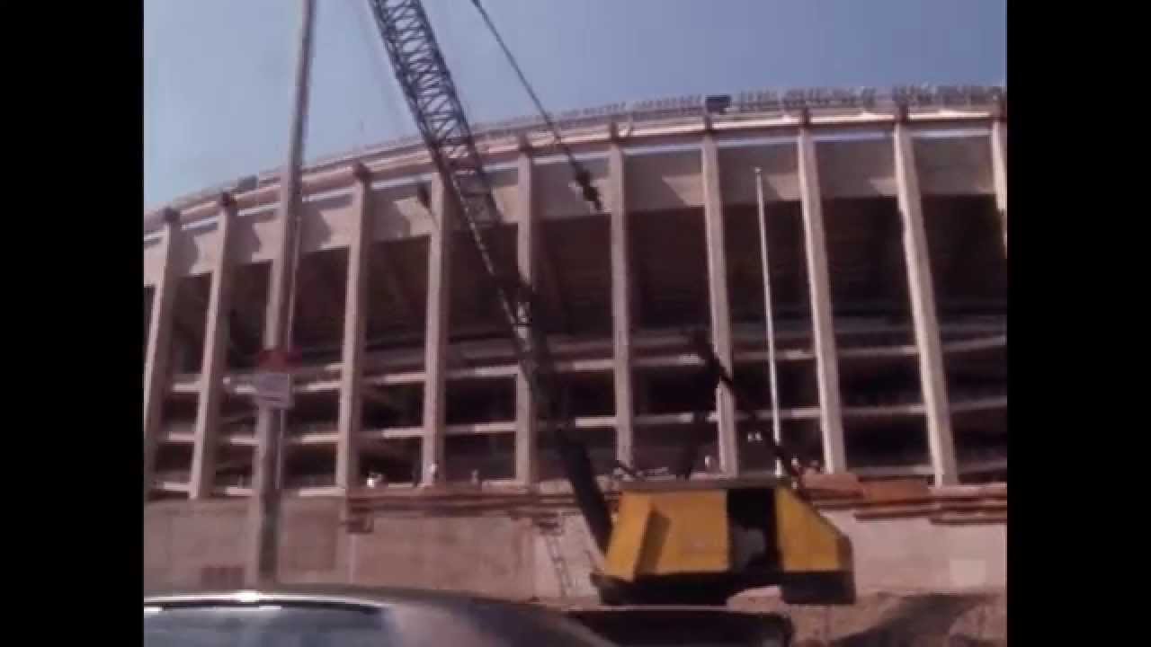 Veterans Stadium Construction - YouTube