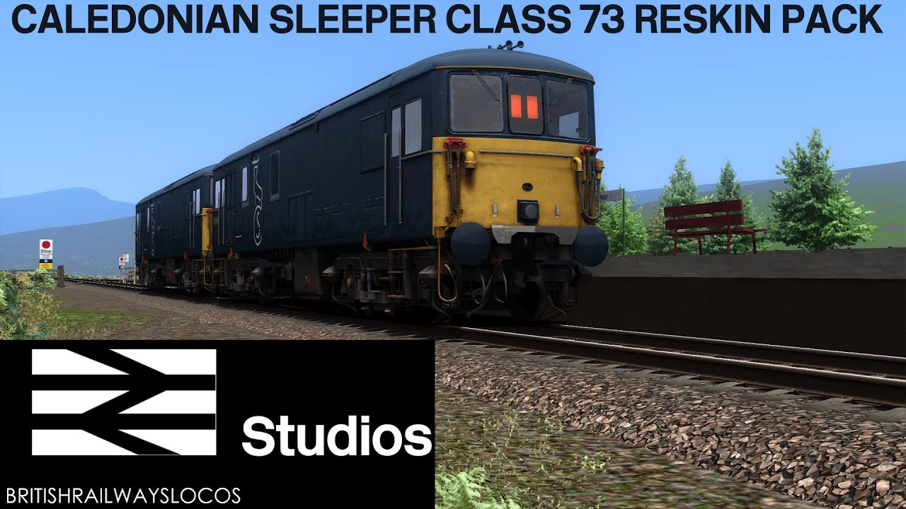 Caledonian Sleeper Class 73 Reskin Pack Trailer - YouTube