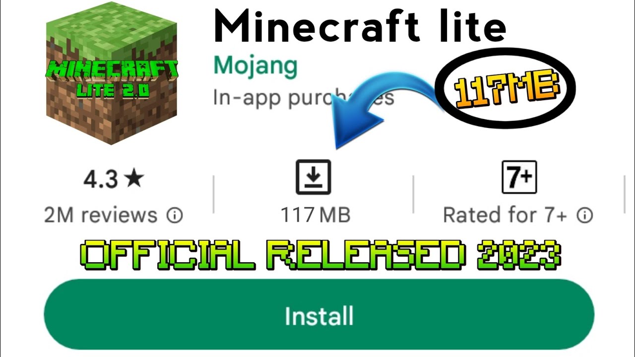 Finally Minecraft Pocket Edition Lite Officially Released | Minecraft ...