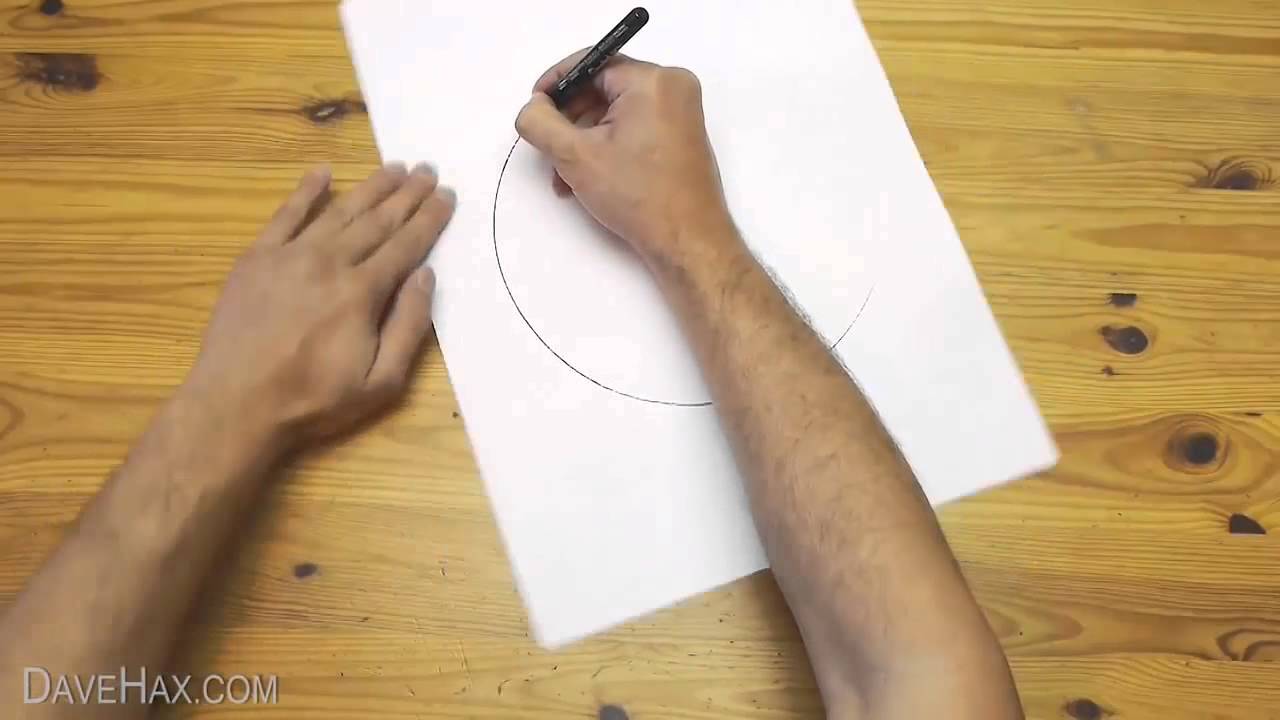 [MLG] Drawing a perfect circle with hand! - YouTube