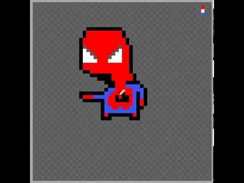 Spooderman Piskel Drawing - YouTube