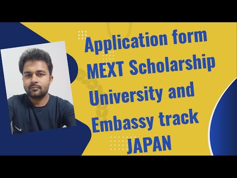 19. How to Fill Application Form MEXT Scholarship | JAPAN | University ...