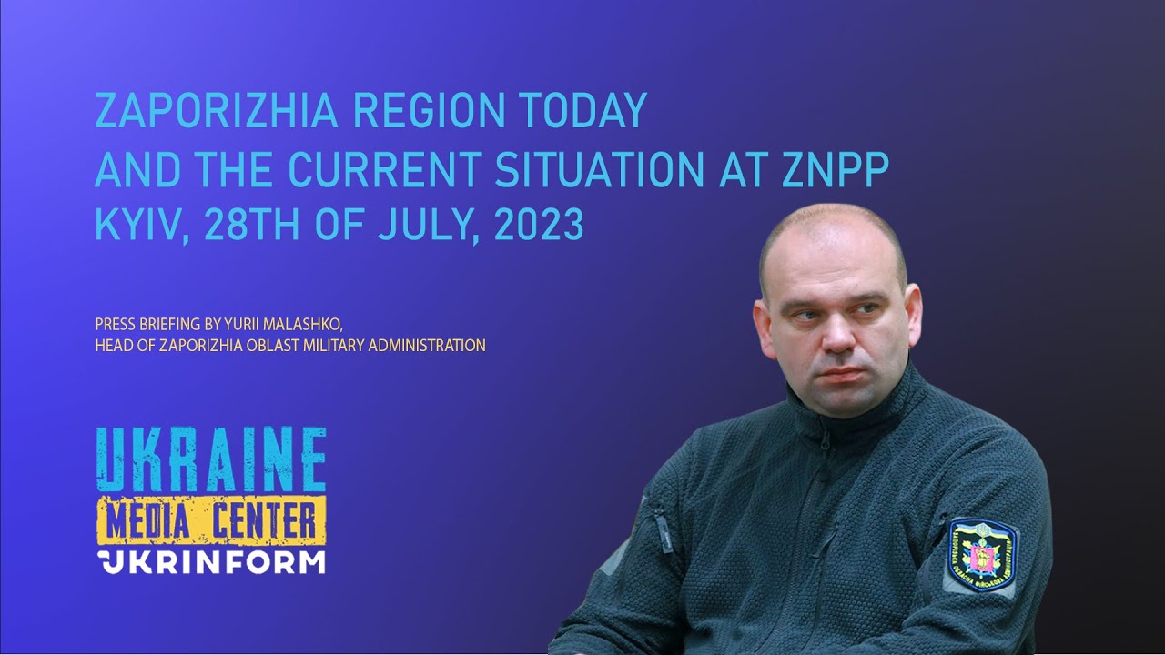 Zaporizhzhia region today: the current situation at the ZNPP - YouTube