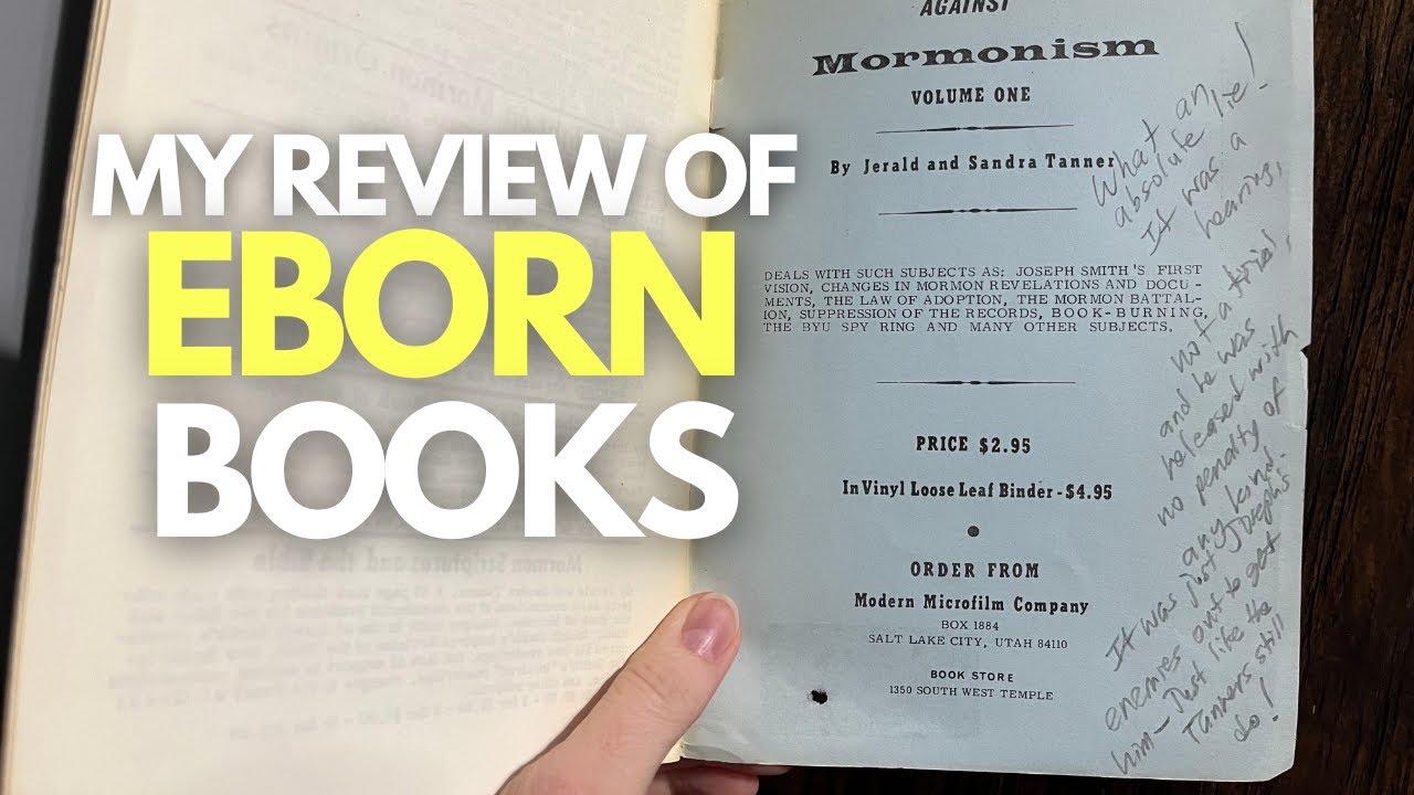 Why you shouldn't buy exMormon books from Eborn Books - YouTube