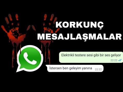 SAKIN EVDE YALNIZ KALMA!!! | KORKUNÇ MESAJLAŞMALAR |KORKUNÇ WHATSAPP MESAJLARI