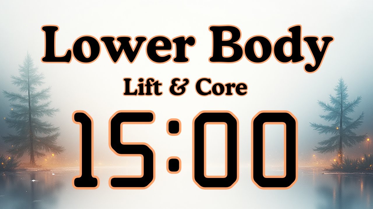 15 Minute Lower Body Lift & Core Rebounder Workout | All Levels - YouTube