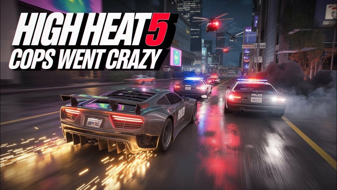 High Heat 5 Cops Went CRAZY 🚓🔥 | NFS Heat - YouTube
