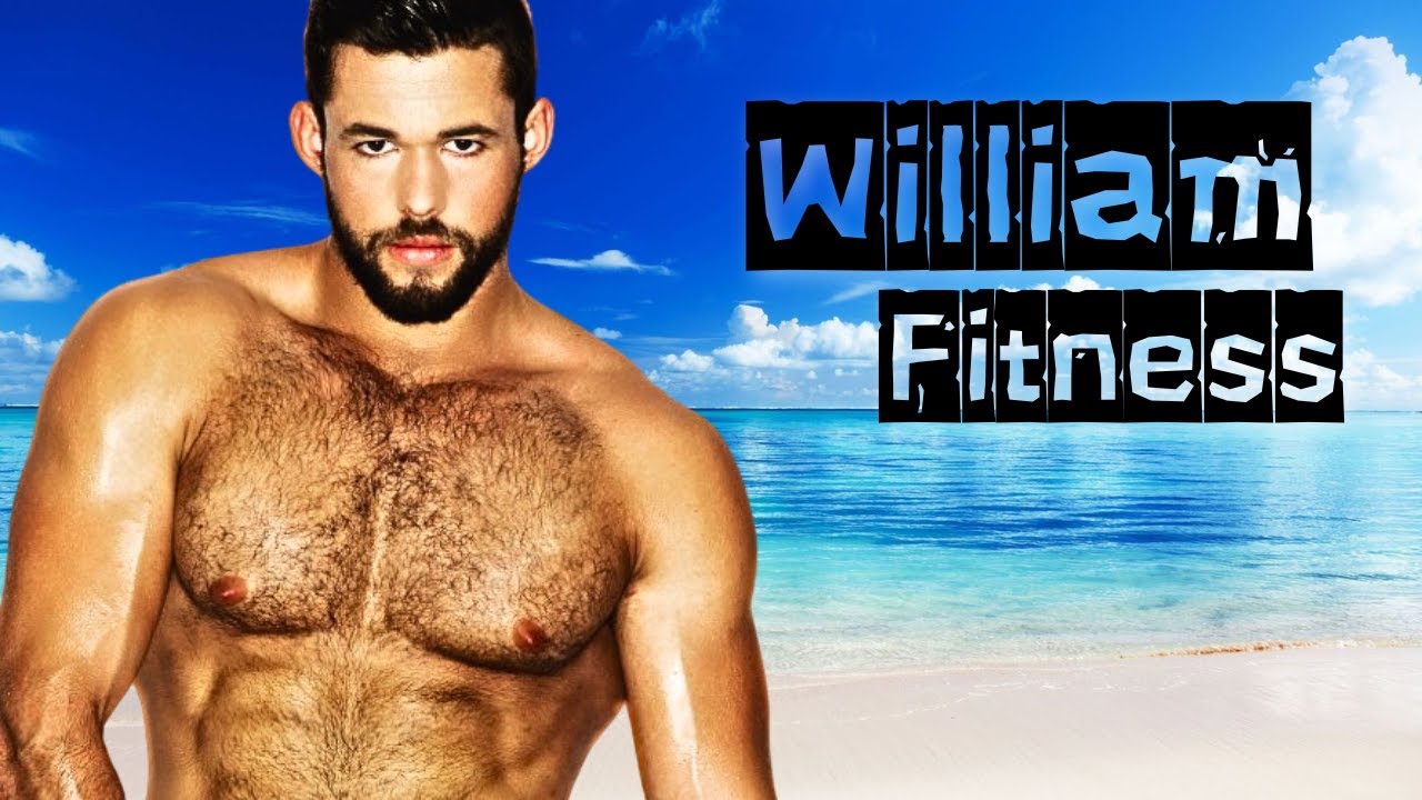 The fit muscular bearded masculine hunk man - YouTube