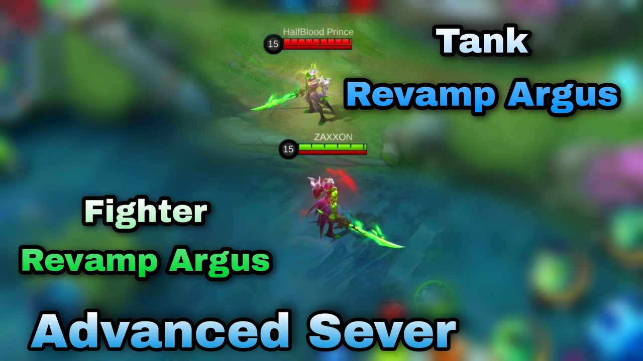 Fighter Revamp Argus vs Tank Revamp Argus | Advanced Sever - YouTube