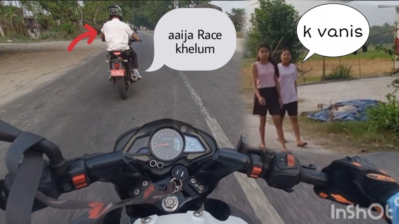 My NS200 Race with unknown Rider😱 - YouTube