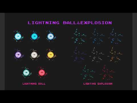 Lightning Effect Pixel Art - YouTube