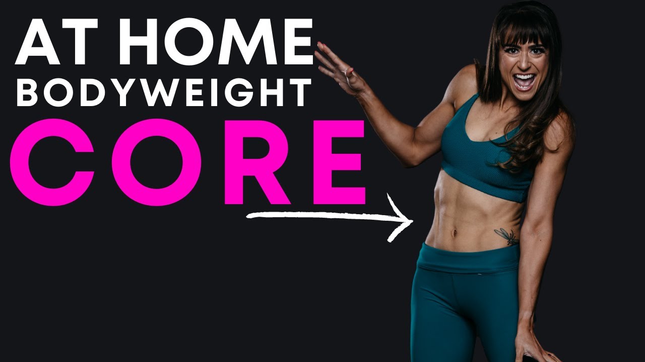 4 At Home Bodyweight Core Exercises - YouTube