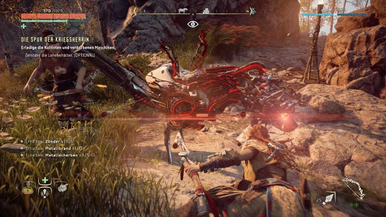 Horizon Zero Dawn - Epic fight against the Eclipse - YouTube