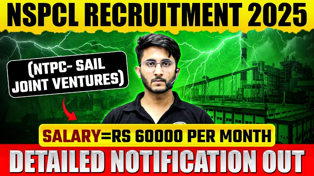NTPC- SAIL Recruitment 2025 | NSPCL Technical Assistant Notification ...