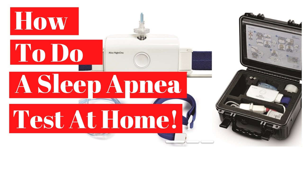 How To Do A Sleep Apnea Test At Home. - YouTube