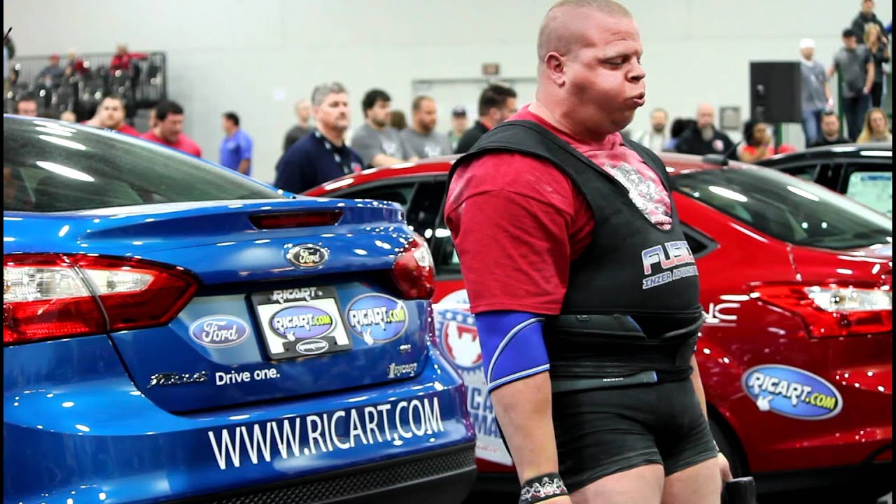 John Posen - Car Deadlift - Arnold Amateur Strongman 2012 - YouTube