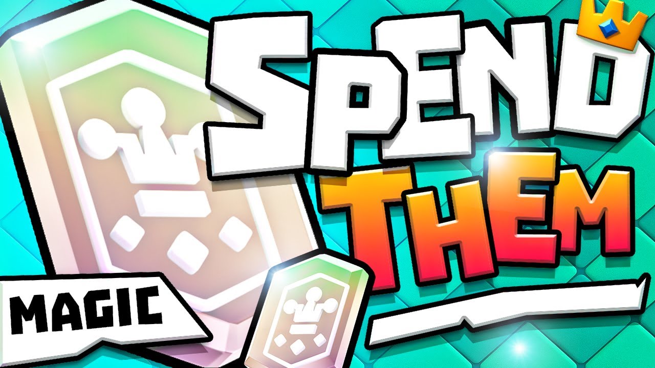 SPENDING MY LEGENDARY MAGIC ITEMS in CLASH ROYALE - YouTube