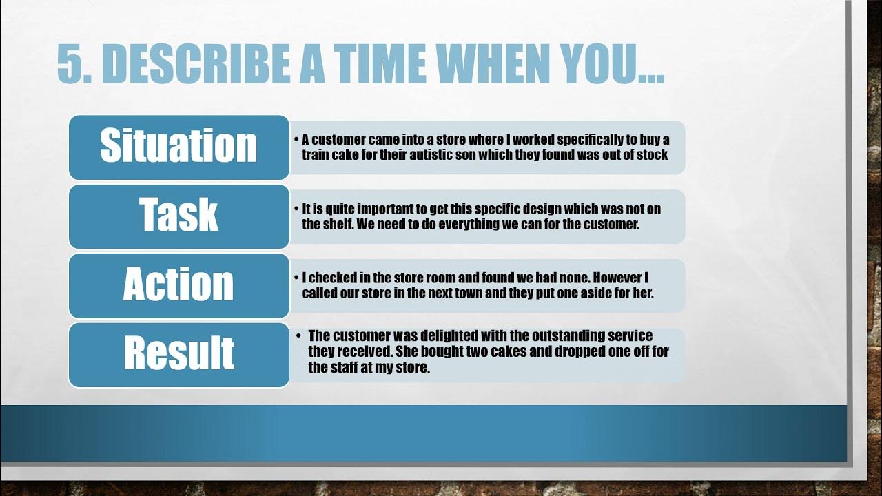 Top 5 Co-Op Food Interview Questions and Answers - YouTube