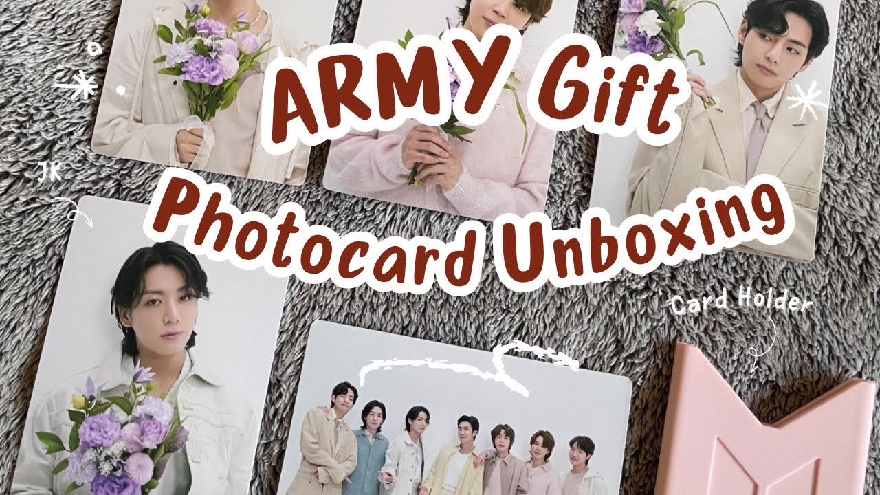 Unboxing BTS ARMY Membership Gift (Photocards) - YouTube