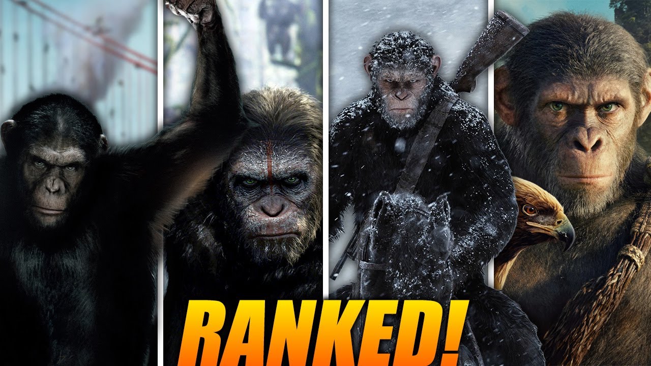 All 4 Planet of the Apes Reboot Movies Ranked - YouTube