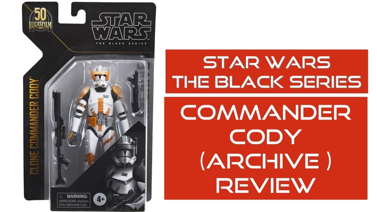 Star Wars The Black Series Commander Cody (Archive) Review - YouTube