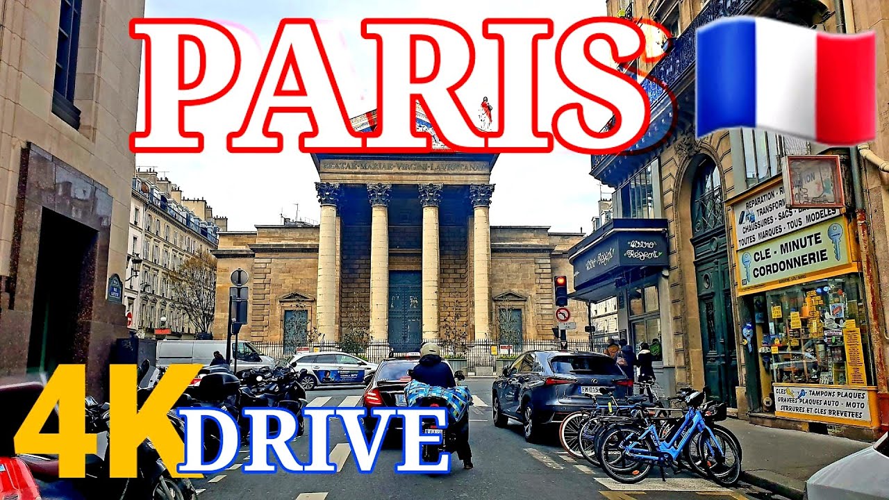 PARIS CITY DRIVE | PARIS 18 ARRONDISEMENT | 4K UHD | 2021 - YouTube