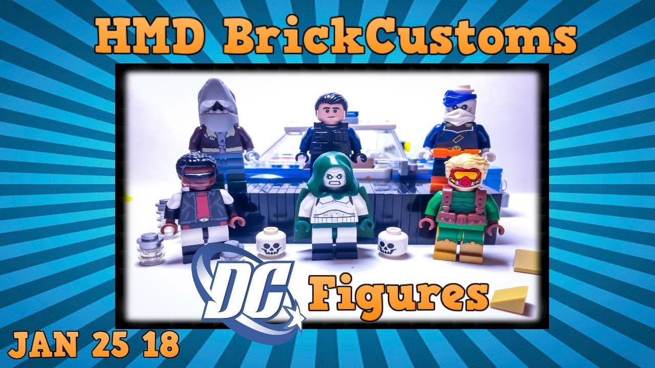 New Custom LEGO DC Figures - YouTube