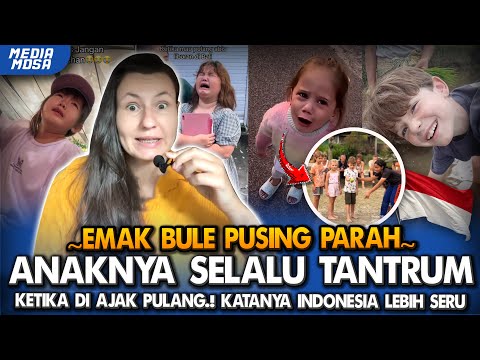 Bocil Bule Ini Tantrum Saat Disuruh Pulang, Katanya Indonesia Terlalu Seru!
